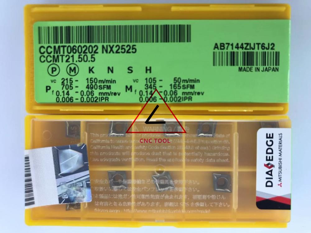 CCMT 060202 NX2525 10pcs original Mitsubishi turni... – Vicedeal