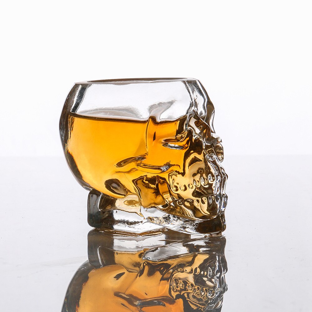 3D Transparent Skull Shot Glass Crystal Head Cup f... – Grandado