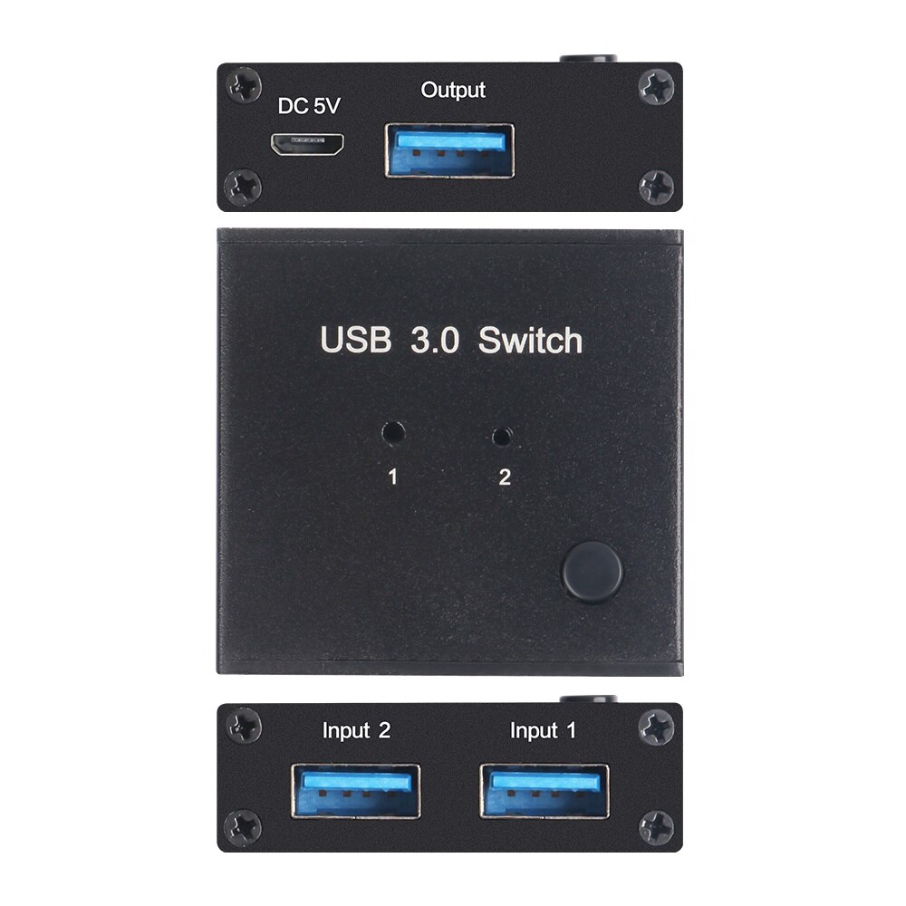2in-1out Usb Kvm Switch AM-U301 Usb Kvm Switch Usb... – Grandado