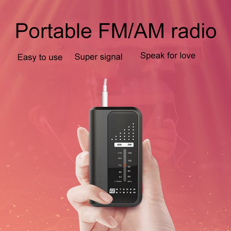 Portable Sport Radio Mini FM AM Radio Receiver Sup... – Vicedeal