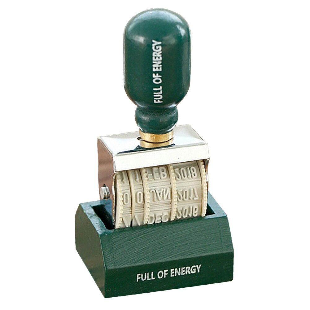 Date Stamp Retro DIY Craft Tools Date Rolling Stam... – Grandado