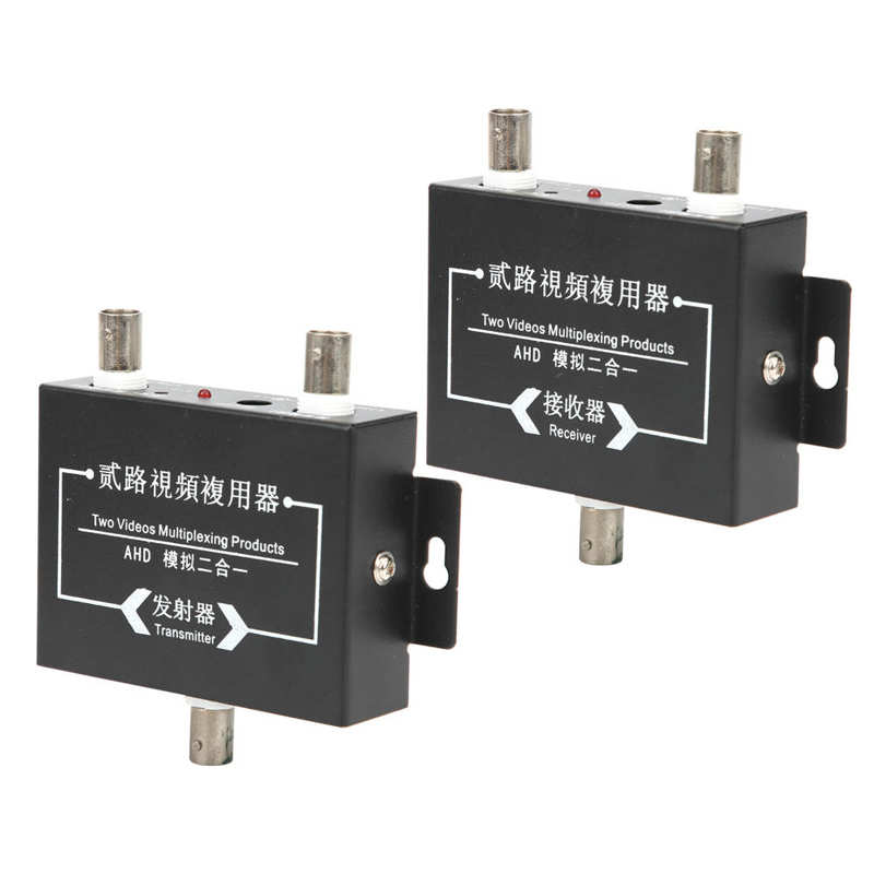 Dc12v vídeo multiplexer analógico 2 em 1 ahd/cvi 2... – Grandado