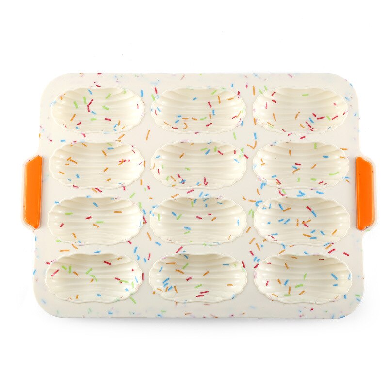 Silicone Madeleines Molds 12 Cavities Non Stick Ba... – Grandado