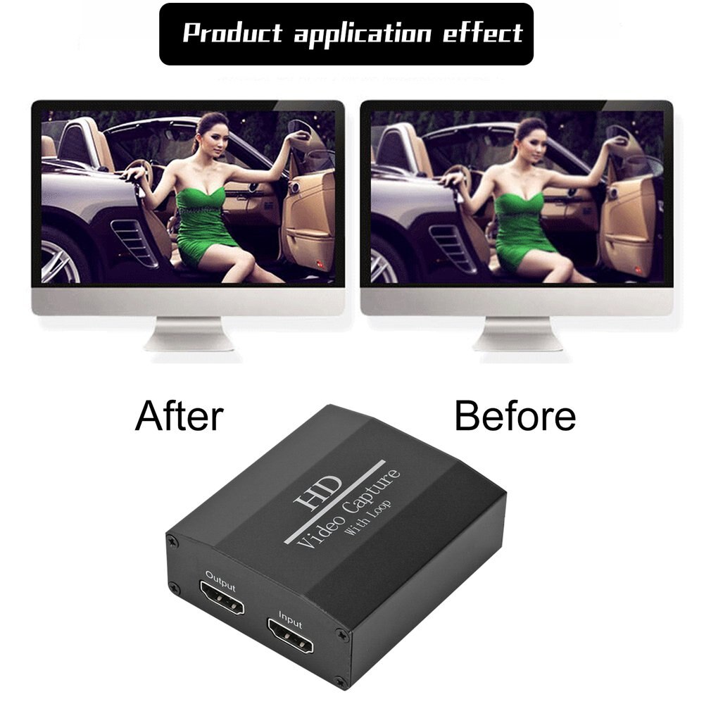 Portable 4K Video Capture Card USB To HDMI Aluminu... – Vicedeal