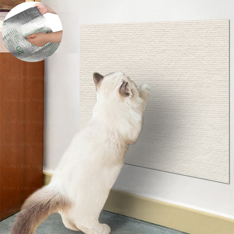 Seinälle kiinnitettävä kissan kiipeilymatto kulutu... – Vicedeal