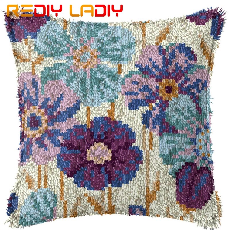 Klink Haak Kussen Oranje Vlinder Gedrukt Canvas Ku... – Vicedeal