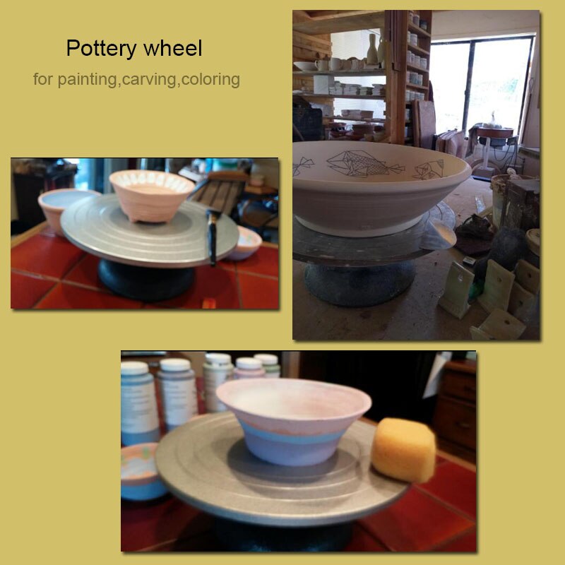 12 Inch Aluminum Alloy Pottery Wheel Turntable Cak... – Grandado