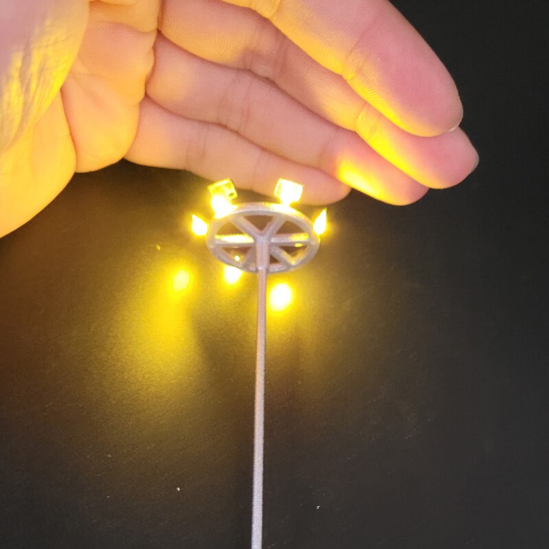 Ho Scale Model Lighting Tower 12v Warm White Tower... – Grandado