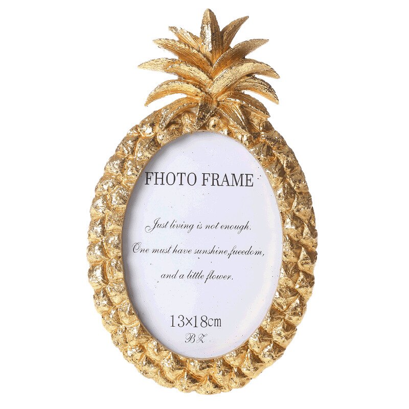Nordic Golden Pineapple Resin Photo Frame Set 3 In... – Vicedeal