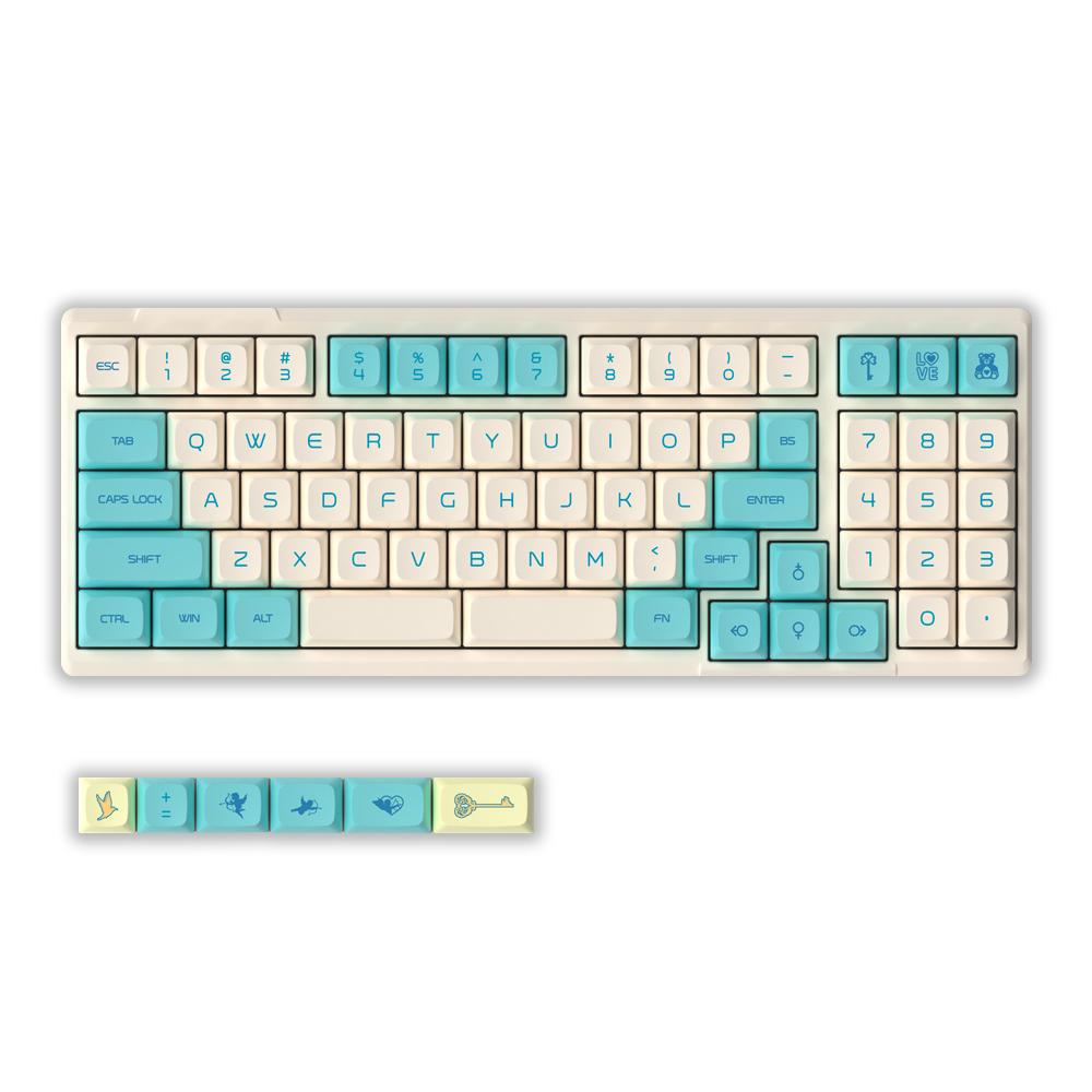 KBDfans PG PBT Bluebird Keycaps Set 61/63/64/68/66... – Vicedeal