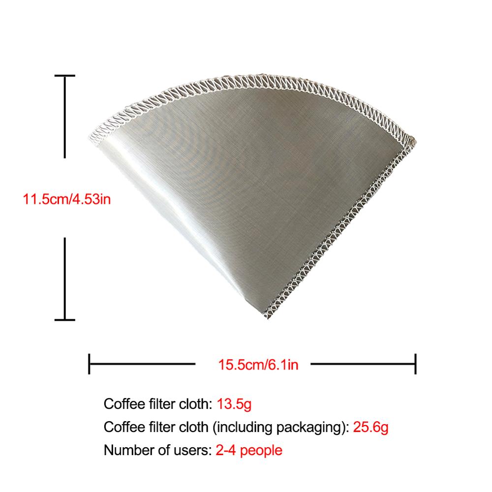 Reusable Pour Over Coffee Filter Stainless Steel P... – Grandado