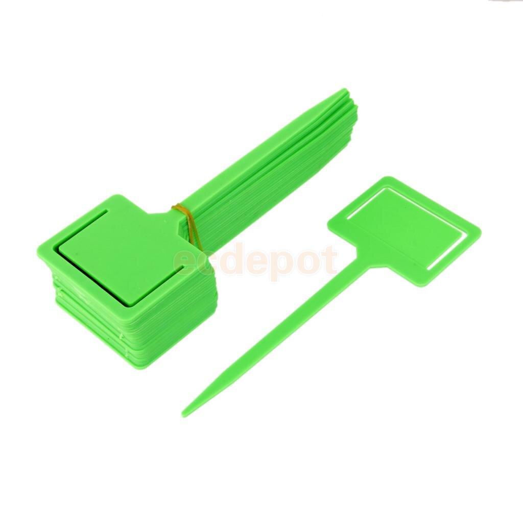 20x Plastic Tags Markers Tuin Zaad Pakket Plant Bl... – Grandado