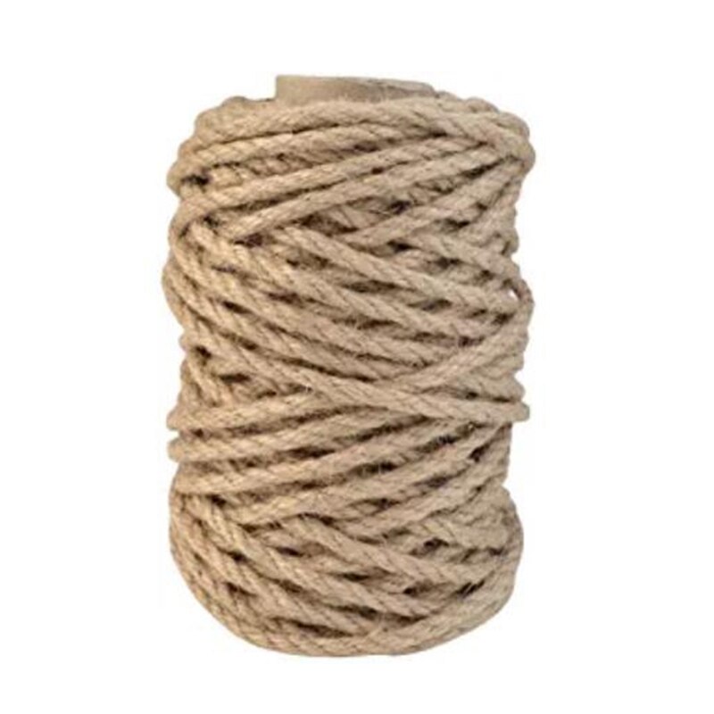 50Metre Natural Twine Braided Rope, Crafting Twine... – Vicedeal