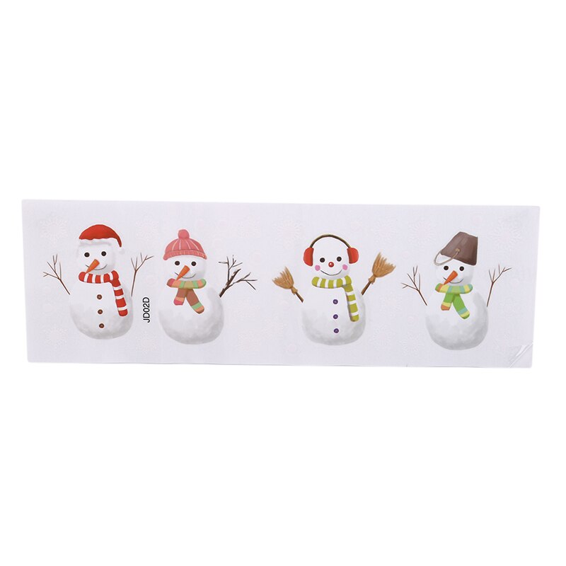 Christmas snowman snowflake electrostatic Sticker ... – Vicedeal