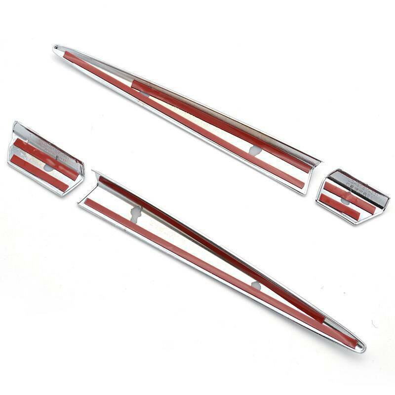 4Pcs Chrome Side Door Rear View Mirror Pillar Trim... – Vicedeal