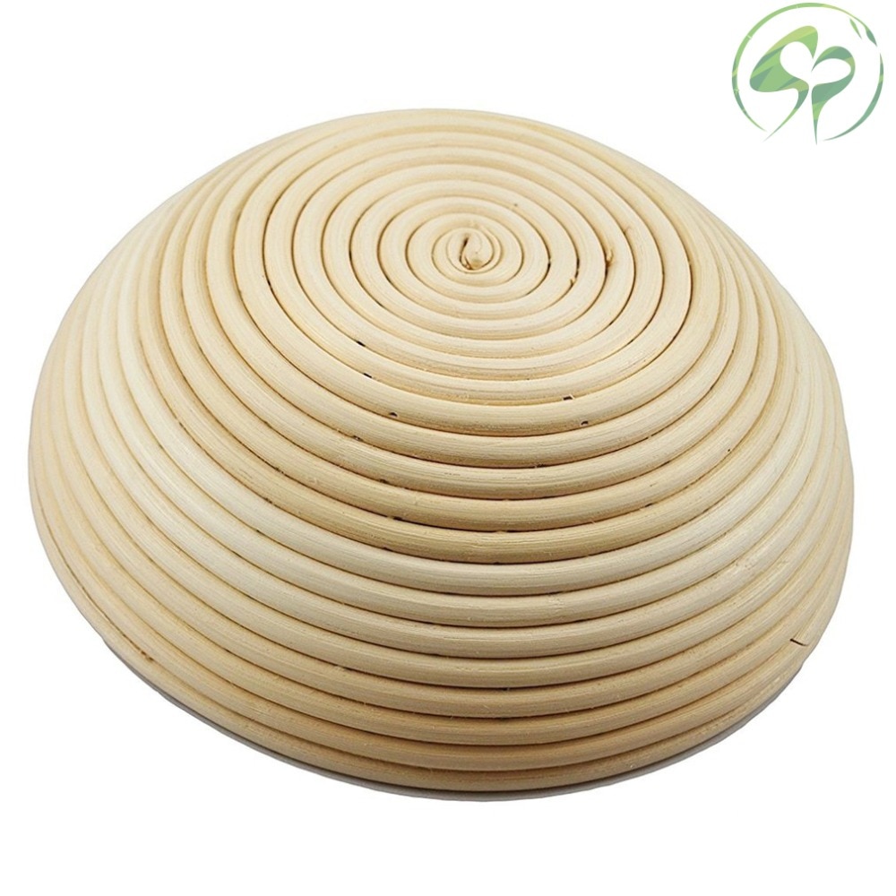 Round Natural Rattan Bread Fermentation Basket For... – Vicedeal