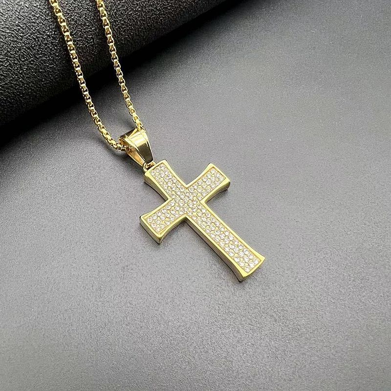 Hip Hop Bling Iced Out Goud Zilver Kleur Titanium ... – Vicedeal