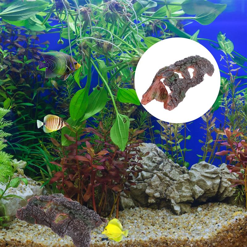 1pc Aquarium Trunk Cave Resin Durable Fish Shelter... – Grandado