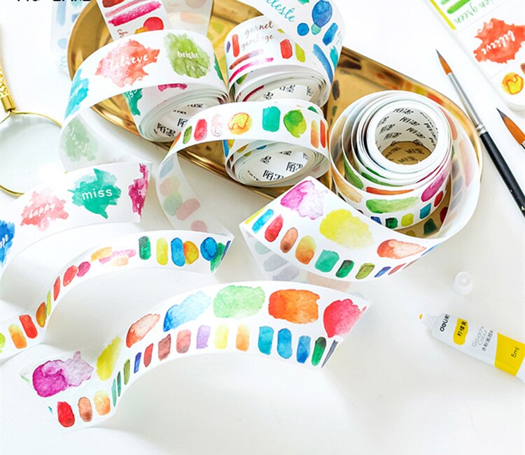 Colorful 3m DIY Painting Style Paper Tape Masking ... – Grandado