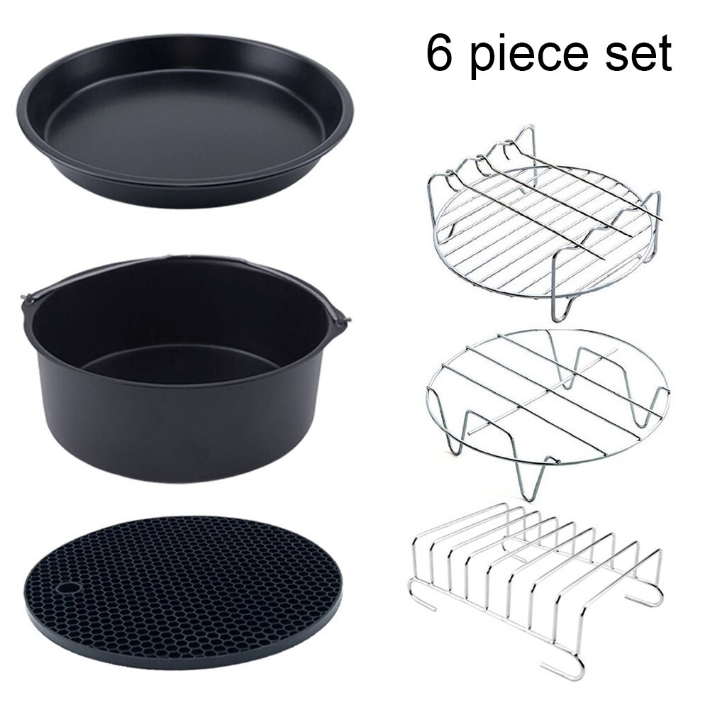 6Pcs/Set 7 Inch Air Fryer Accessories Baking Pizza... – Grandado