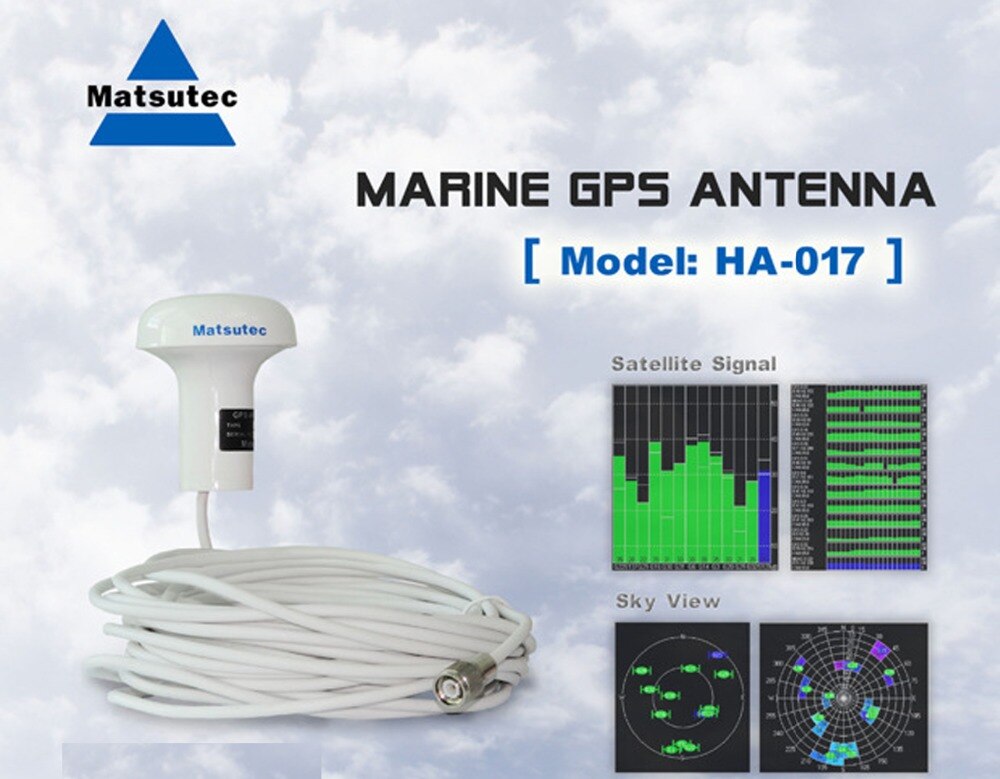 HA-017 GPS Antenna Outdoor 10m Cable Onboard with ... – Grandado