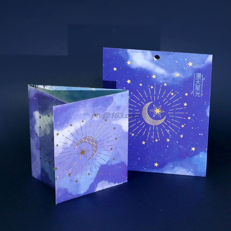 3D Pop Up Star Moon Greeting Cards Postcards Invit... – Grandado