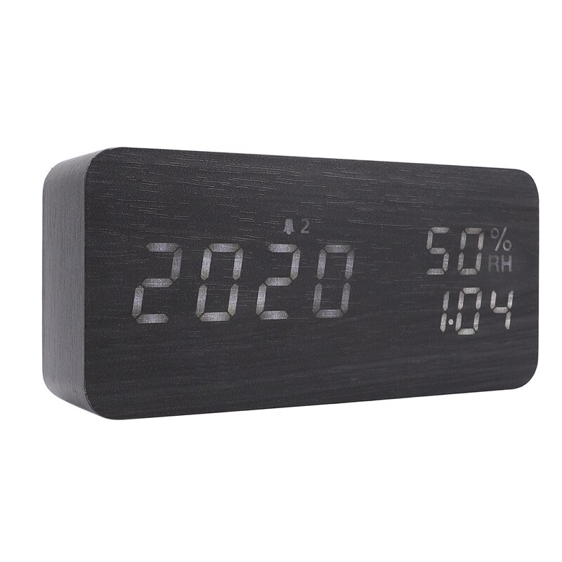 LED Alarm Uhr Temperatur und Feuchtigkeit Elektron... – Grandado