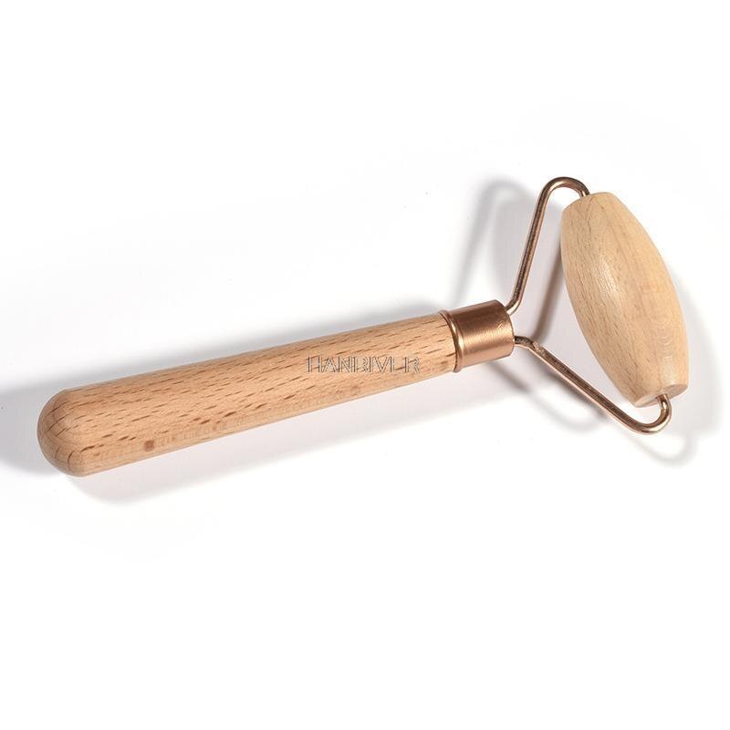 Ju wood-Rodillo de belleza facial, masajeador, ras... – Grandado