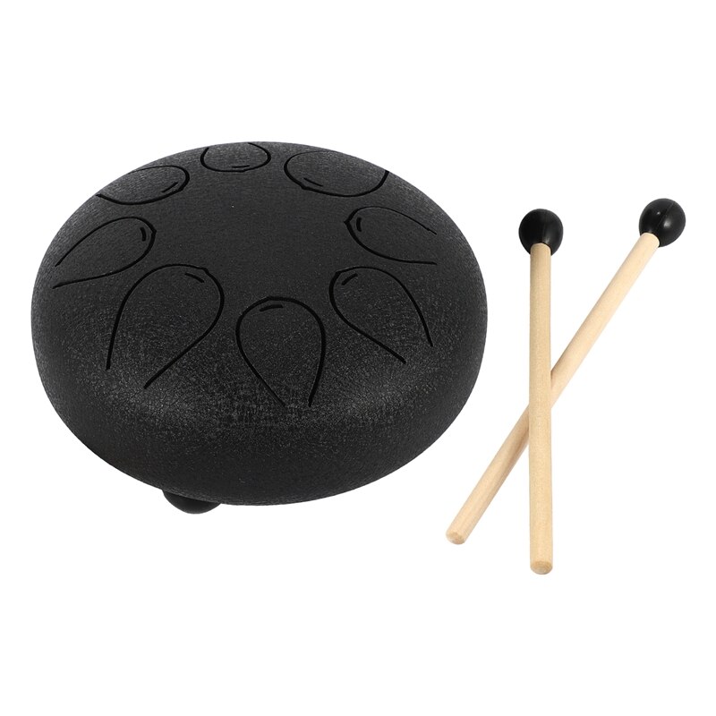 5.5 Inch Zwart Ethereal Drum Staal Tong Drum Zorge... – Vicedeal