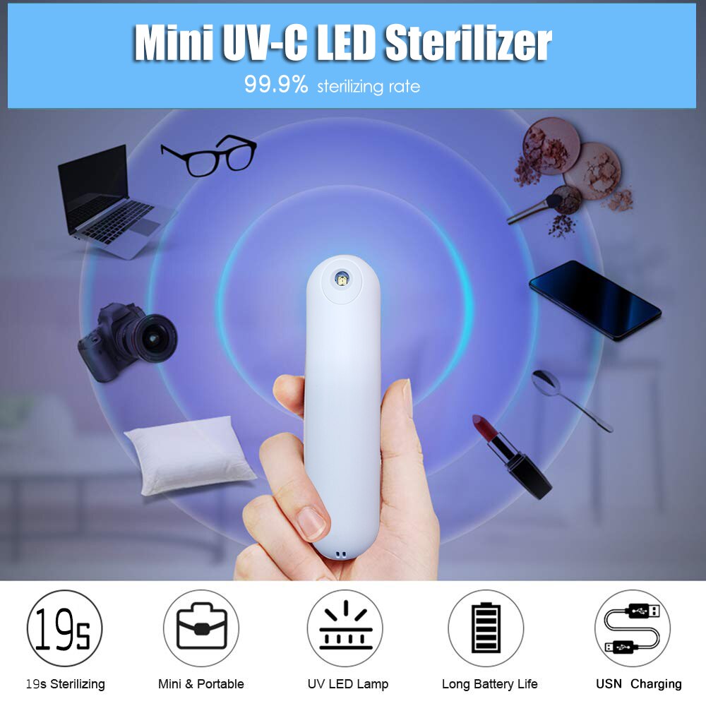 Portable UV Light Sterilizer Handheld Disinfection... – Vicedeal