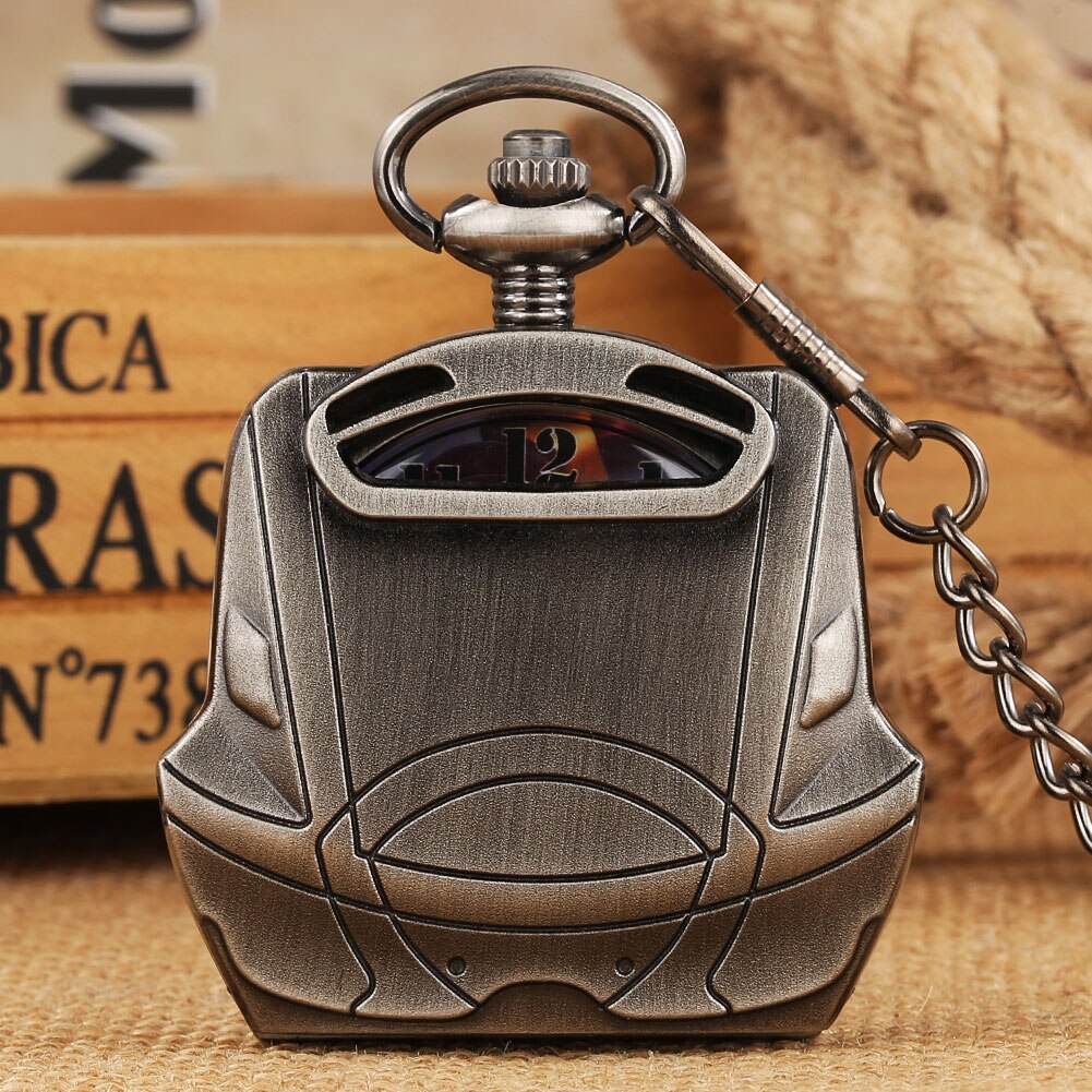 Pocket Watch Gold Delicate Carved Pattern Shield A... – Vicedeal