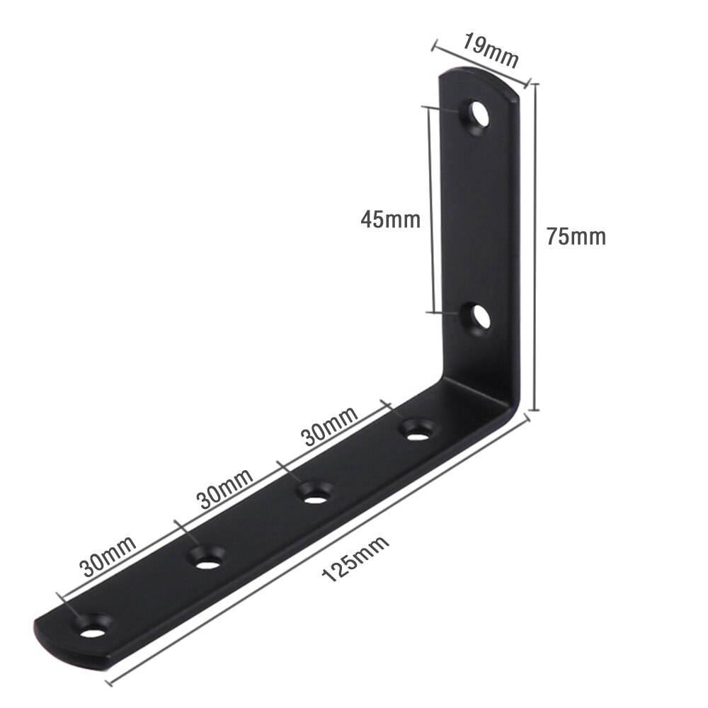 4x Heavy Duty Metal Cast Iron Wall Mounted L Shape... – Grandado