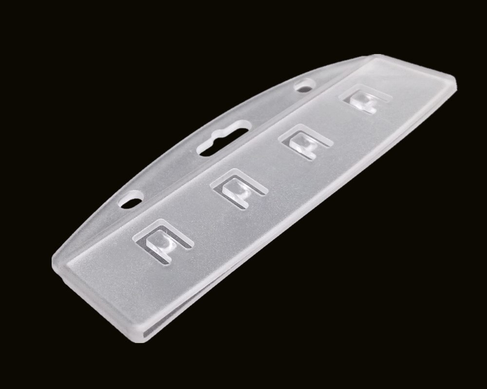 XRHYY 10 PCS Half Card ID-Badge Holder Horizontal ... – Grandado