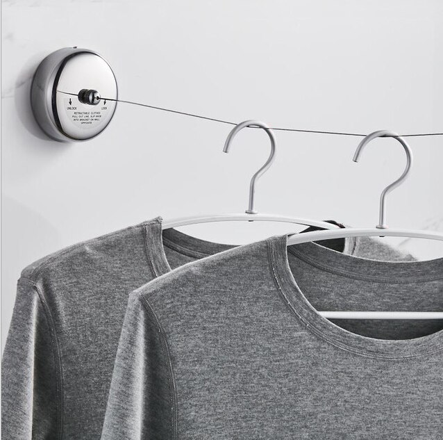 Mini Washing Line, Clothes Line, Dual Retractable ... – Grandado