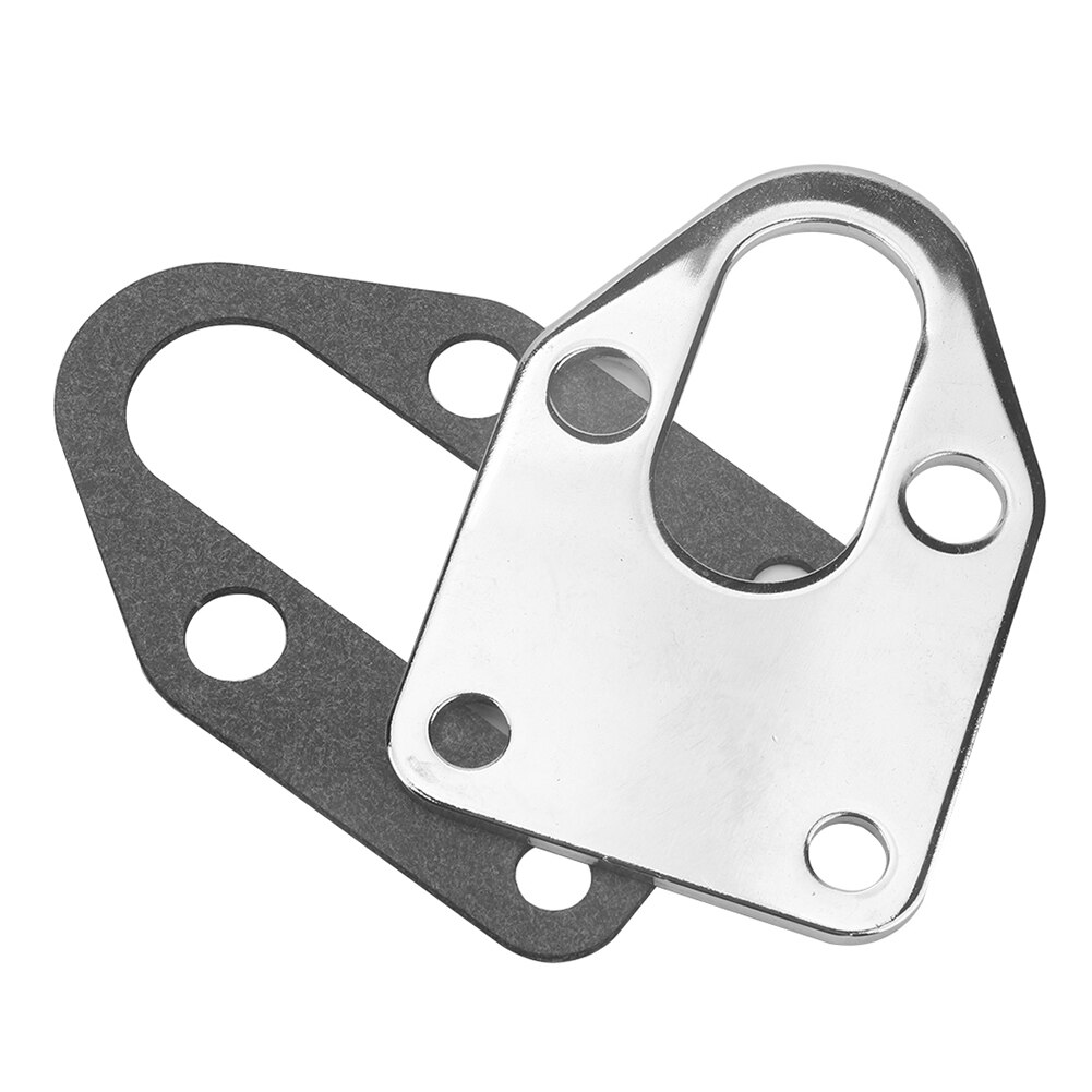 Car SBC Chrome Fuel Pump Mounting Plate + Gasket f... – Grandado