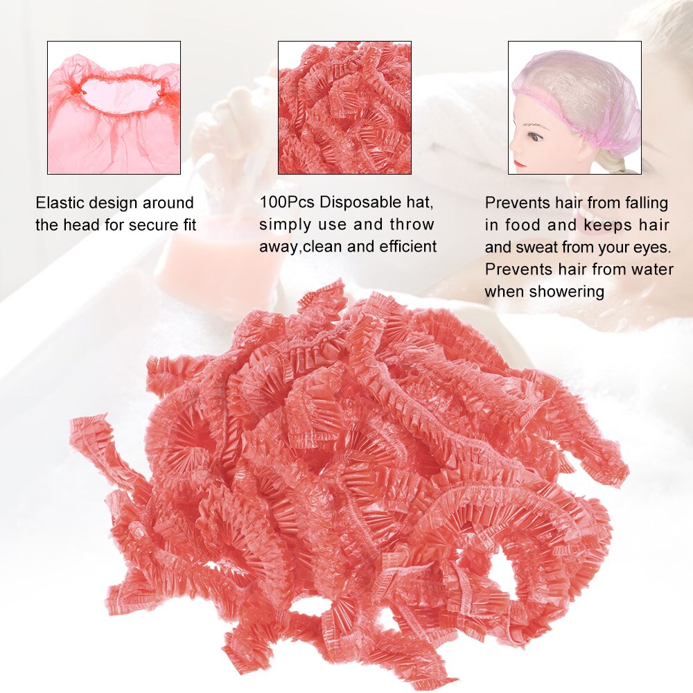 100 Stuks Wegwerp Salon Haar Cap Netto Waterdichte... – Grandado