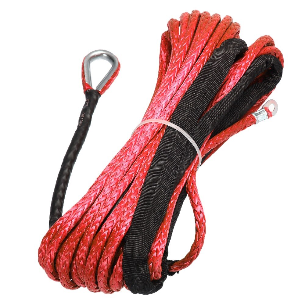 Arrivals 15m*6mm 7000lbs Red Winch Rope Synthetic ... – Grandado
