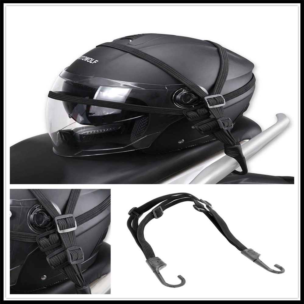 Motorcycle Hooks Mesh Organizer cargo Luggage Helm... – Vicedeal