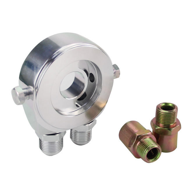 JDM- Car Aluminum Universal Oil Filter Sandwich Ad... – Grandado