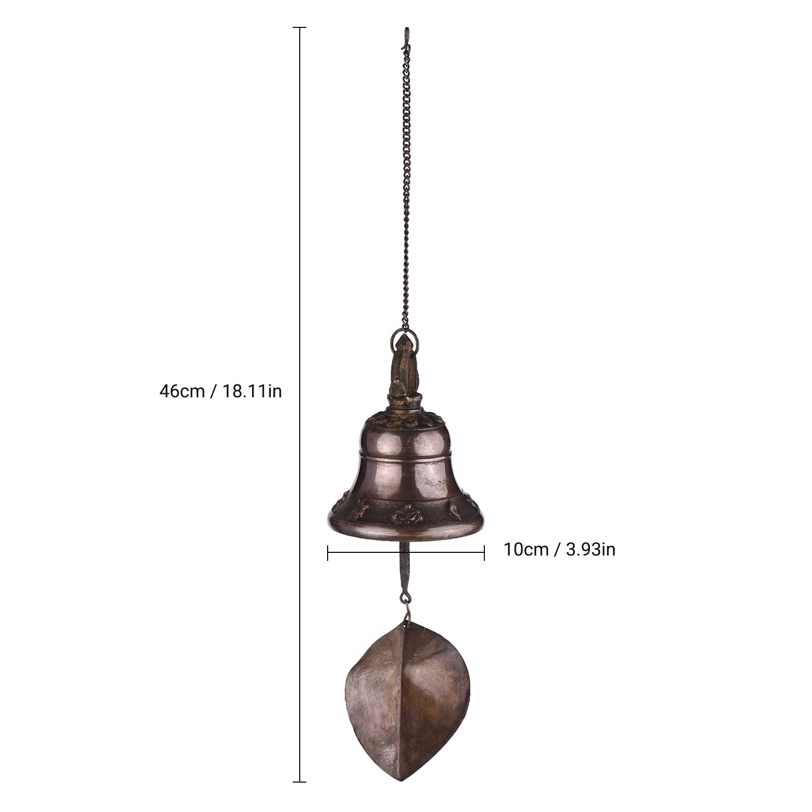 Wind Bell Vintage Stijl Opknoping Chime Metalen Wi... – Vicedeal
