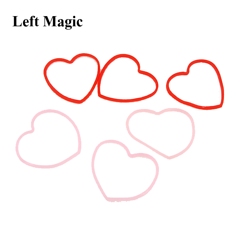 30pcs Heart / Star / Shaped Rubber Band - Magic Tr... – Grandado