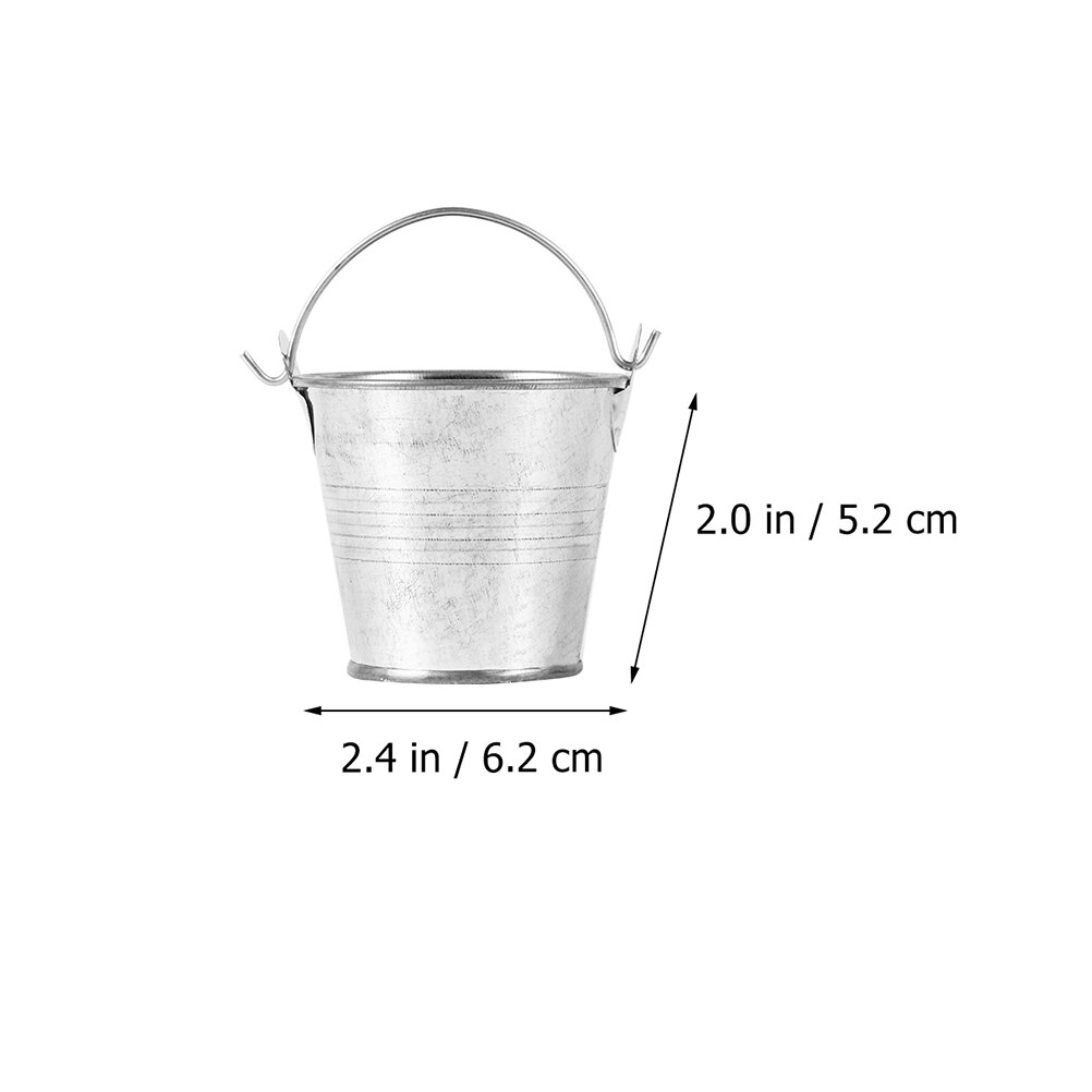 12pcs Convenient Practical Mini Buckets Small Meta... – Vicedeal