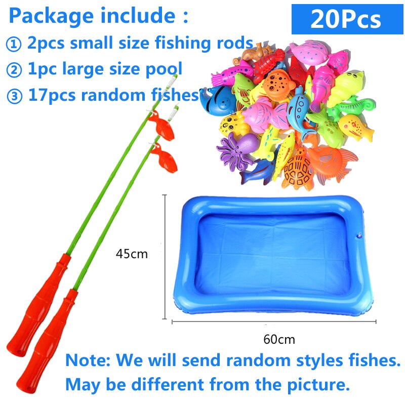 20Pcs Magnetic Fishing Toys Game for Kids 1 Magnet... – Grandado