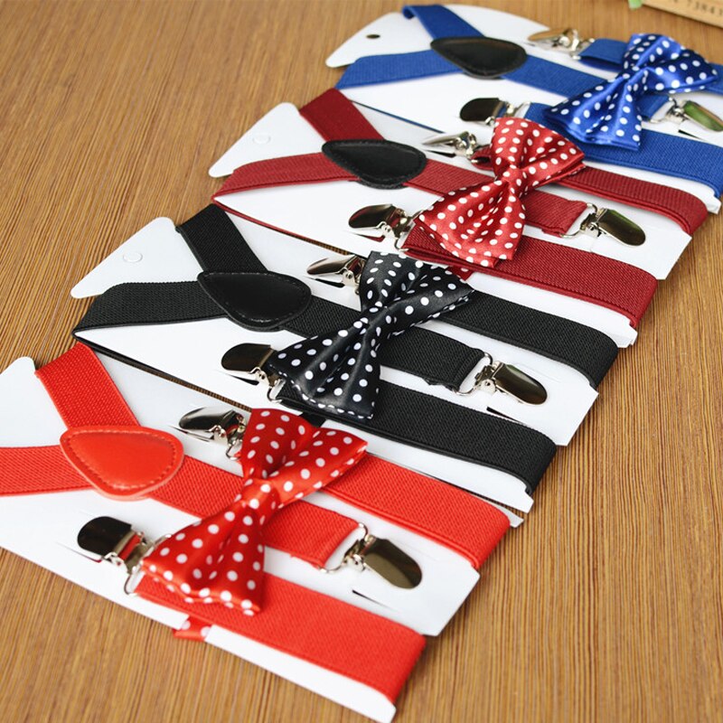 OnnPnnQ Adjustable Elastic Kids Suspenders 3 Clip ... – Vicedeal