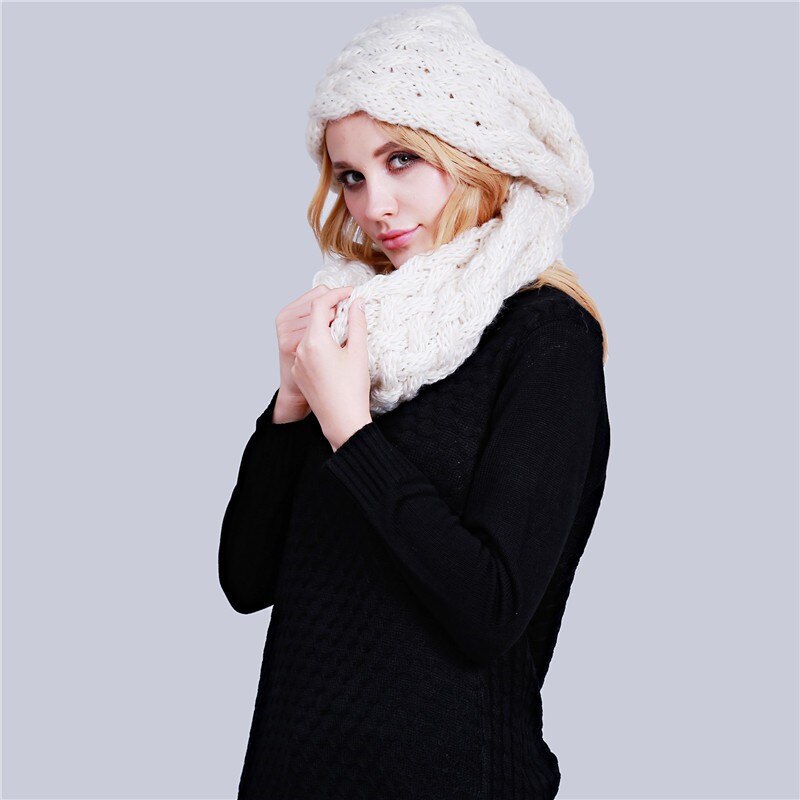 Unisex Winter scarf knitted Scarves Collar Neck Wa... – Grandado