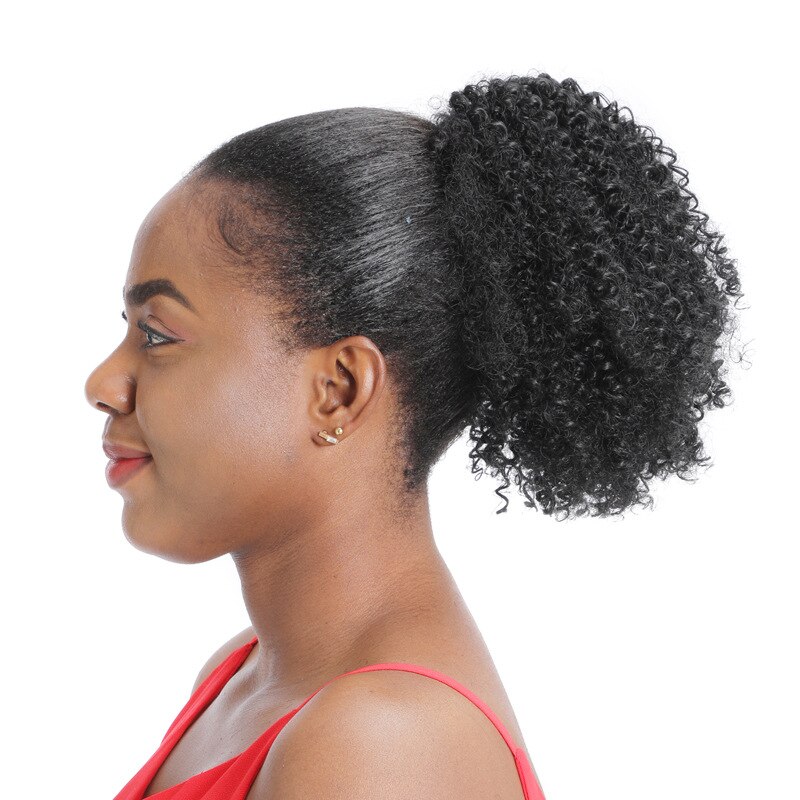 Drawstring Puff Ponytail Afro Kinky Curly Hair Ext... – Vicedeal