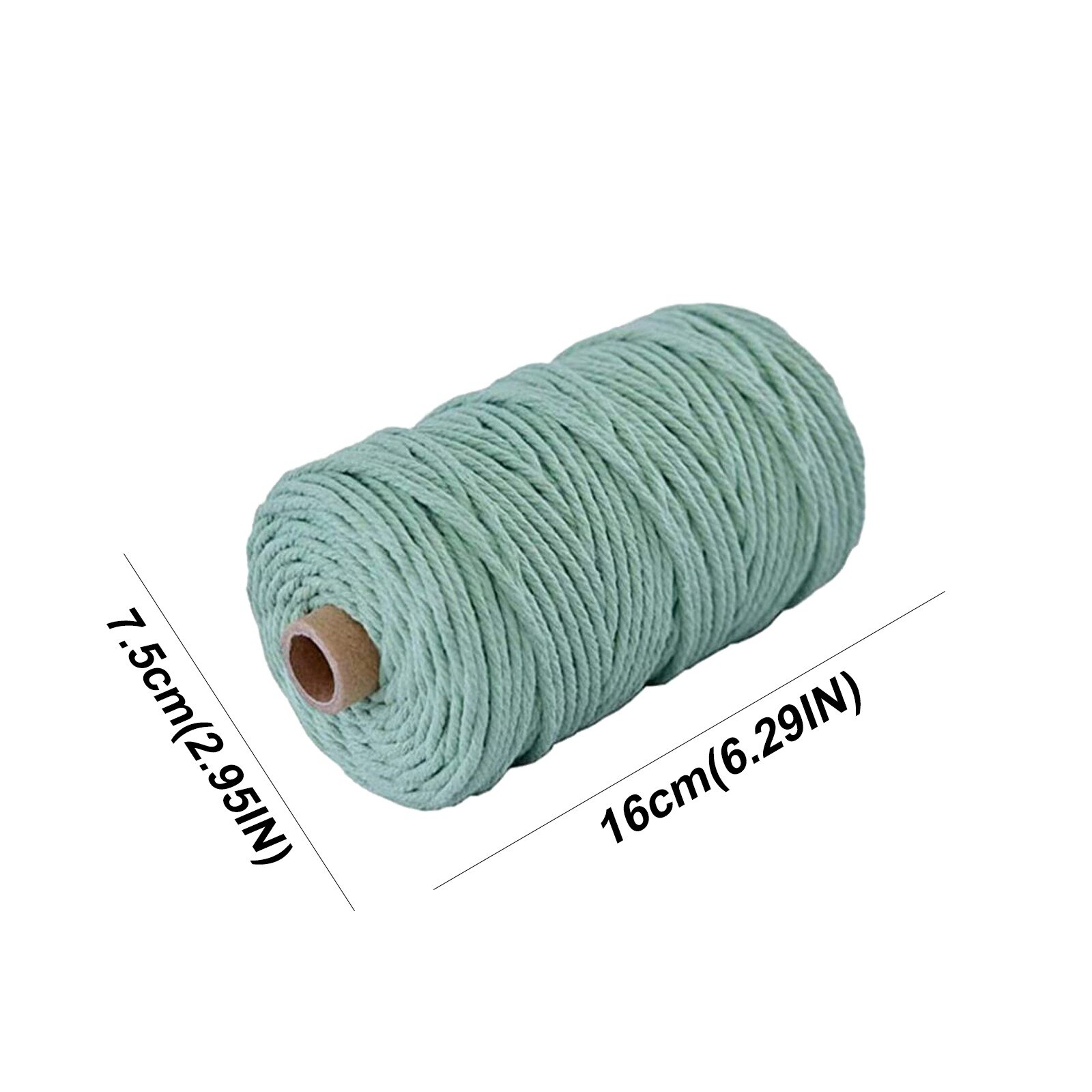3mm 100% Cotton Cord Colorful Cord Rope Knitting C... – Grandado