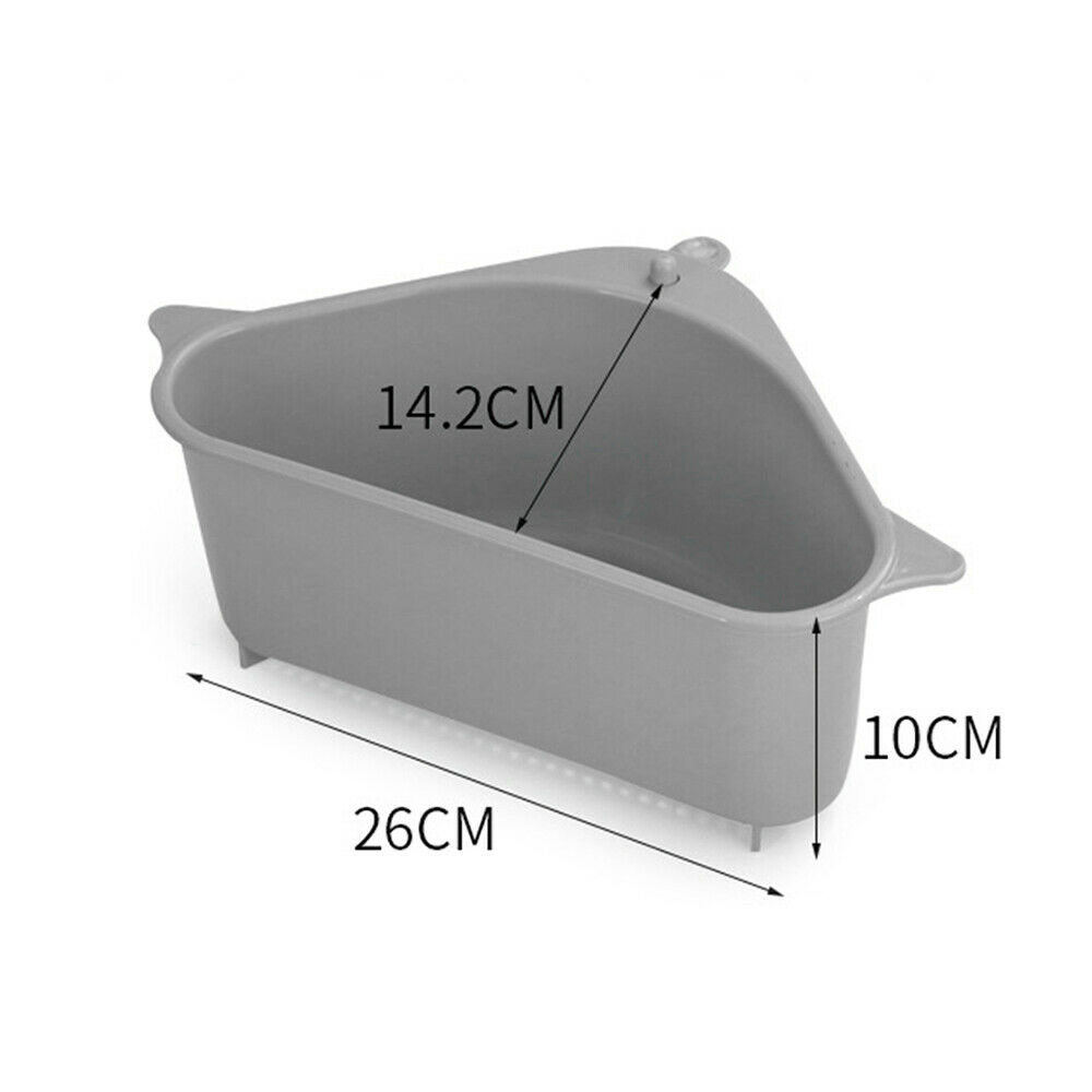 Triangle Kitchen Sink Storage Rack Drain Corner Sp... – Grandado