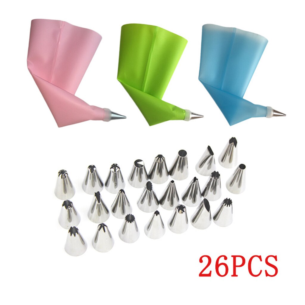 26 PCS Cake Decorating Kit Piping for Set Tips Dec... – Grandado