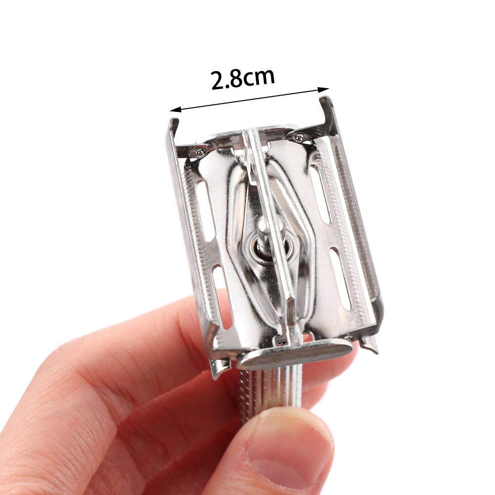 1 Pc Men Traditional Stainless Steel Double Edge H... – Grandado